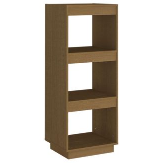 Generic Massivholz Kiefer B&uuml;cherregal, Regal, Standregal, Aktenregal, B&uuml;roregal, Raumtrenner Aufbewahrung f&uuml;r Wohnzimmer(Nat&uuml;rlich 40x35x71cm) (Honigbraun 07)