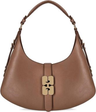 Ganni Femme, Sacs, Brun, Taille: ONE Size Kat Small Shoulder Bag