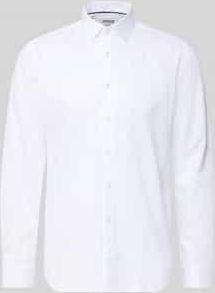 Jake*s Regular Fit Business Hemd aus Baumwolle mit Kentkragen