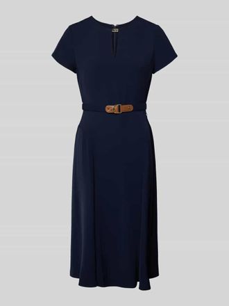 Lauren Ralph Lauren Midikleid mit Tailleng&uuml;rtel Modell BRYGITKA