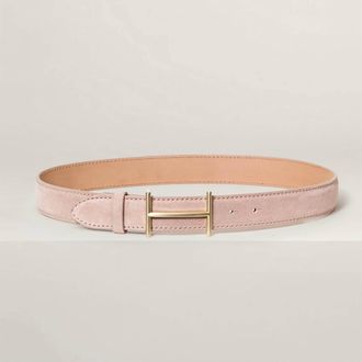 Reptiles House Horus Schnalle und 40 mm Wildledergürtel - Rosa