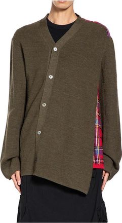 Comme Des Gar&ccedil;ons Homme, Pulls, Vert, Taille: M Split Cardigan