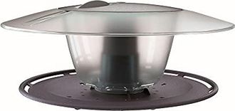 Prosperplast ProsperPlast BirdyFeed Round Entenfutterstation aus Kunststoff in Steingrau 29,4 (L) x 25,8 (B) x 12,2 (H) cm