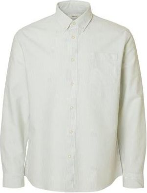 Selected Chemise ray&eacute;e en coton