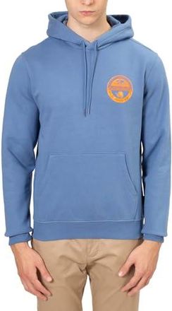 Napapijri Sweat-shirt Homme Bollo à Capuche, bleu ciel, XL