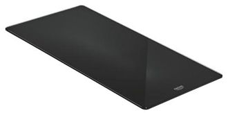 GROHE Schneidebrett aus Glas, 450 mm, bruchsicher, Schwarz, spülmaschinenfest. 40786K00