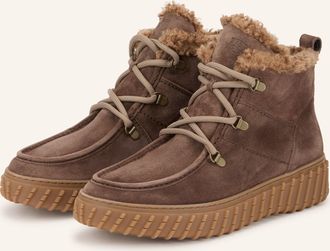 Paul Green Schn&uuml;rboots braun