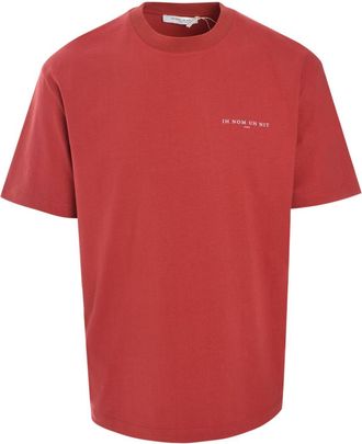 Ih Nom Uh Nit T-Shirt mit Logo-Print - Rot
