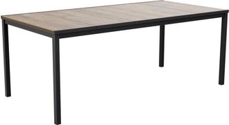 Keter Table porto 200 avec effet bois et structure graphite