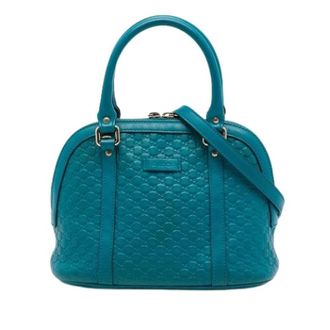 Gucci Pre-owned Dome Satchel - - Pre-owned - Damen - Blau - ONE SIZE