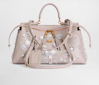 Dolce & Gabbana Medium Vittoria Handbag With Embroidery - Frau Schulter- Und Umh&auml;ngetaschen Multicolor Onesize