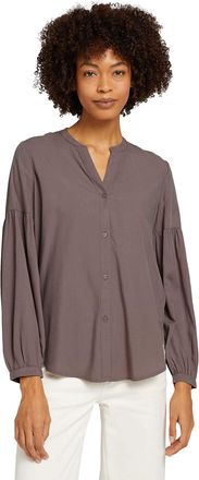 Tom Tailor mine to five Damen 1028948 Bluse, 28310-Rusty Brown, 34
