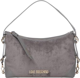 Love Moschino Sac bandouli&egrave;re zipp&eacute; - Femme - Sacs - Gris - Taille: ONE Size
