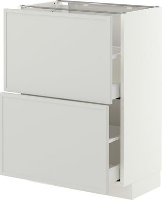 IKEA METOD / MAXIMERA Unterschrank mit 2 Schubladen