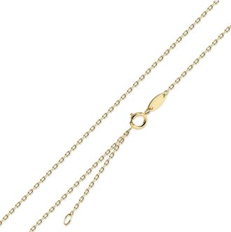 Fascination by Ellen K Halskette 585/- Gelbgold Ankerkette 45/42 cm
