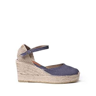 Toni Pons Espadrille en Lin pour Femme - Laia-NT - Marine, 36 EU