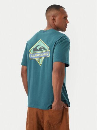 Quiksilver T-Shirt Crystal Jet EQYZT08023 Blau Regular Fit