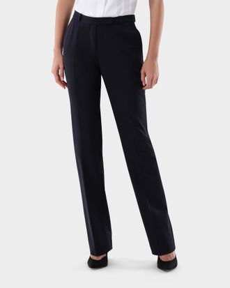 van Laack Hose aus Wolle mit Stretch Slim Fit