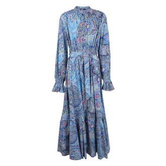Etro Langes Hemdblusenkleid - - Dresses - Damen - Blau - S