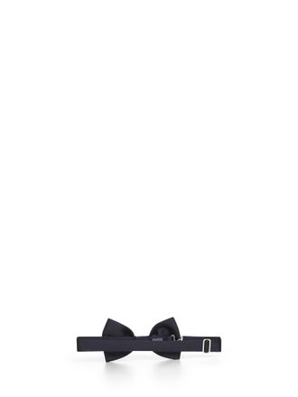 Tagliatore Mens Bow Tie Satin Blue Polyester Ties &