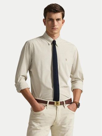 Polo Ralph Lauren Hemd 710929344500 Hellbeige Slim Fit