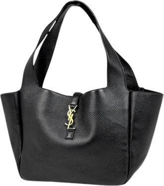Saint Laurent Sac cabas vintage doccasion - Femme - Pre-owned - Noir - Taille: ONE Size