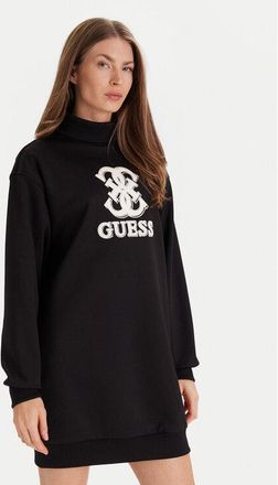 Guess Kleid f&uuml;r den Alltag V5YK07 KCX22 Schwarz Regular Fit