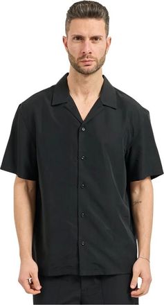 Calvin Klein Homme, Chemises, Noir, Taille: M Short Sleeve Shirt