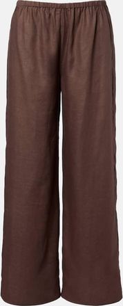 Asceno Weite Hose Austin aus Leinen