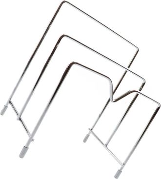 BESPORTBLE VANZACK 2 St&uuml;ck Edelstahl Abtropfgestell und Tellerablage f&uuml;r K&uuml;chenschrank Multifunktionaler Tisch Organizer Zur Geschirr und Schneidebrett Aufbewahr