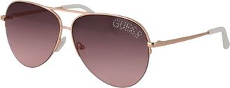 Guess Femme, Accessoires, Rose, Taille: ONE Size Gf6126-6128T Lunettes de soleil