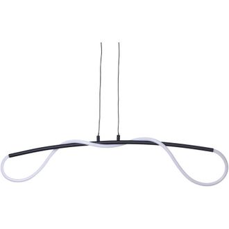 Forlight Forlight - Colgante Tress led 23.5W Blanco Neutro - 4000K Negro para Interior de Techo en Comedor, Sal&oacute;n, Cocina