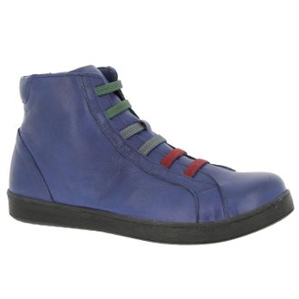 Andrea Conti Damen High Top Sneaker, astralblau Multi, 41 EU