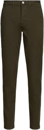 Selected Pantalon slim en coton organique m&eacute;lang&eacute;