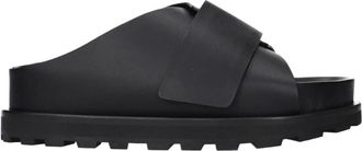 Jil Sander Lederslipper - - Shoes - Damen - Schwarzk - 36 EU