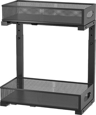 Generic Unterschrank für Waschbecken im Badezimmer - ausziehbares Schubladenregal, Aufbewahrungsregaleinheit | Höhenverstellbare Höhenstufen, platzsparend, me