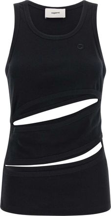 Coperni Femme, Tops, Noir, Taille: 36 FR Spiral Tank Top