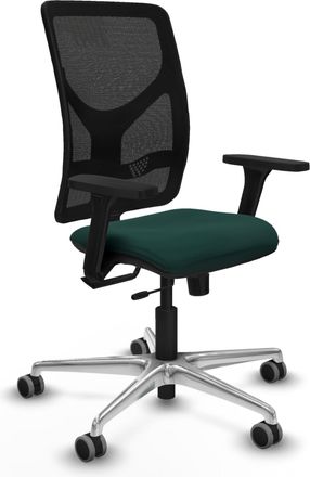 Piqueras y Crespo PC-Schreibtischstuhl mit 3D-Armen, h&ouml;henverstellbare Lendenwirbelst&uuml;tze, ausgestattet mit Syncro/Traslack und Schneideschaum, mit Rollen von 65 mm, Pa