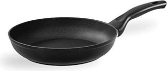 Barazzoni Dolomitica Extra Black Pfanne Ø 24 cm, Fassungsvermögen 1,8 l, geschmiedetes Aluminium, Innenbeschichtung Marmotech mit 5 Schichten, Induktion, Made i