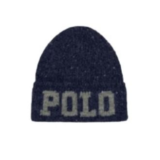 Polo Ralph Lauren Intarsia Strick M&uuml;tze aus Merinowolle - - Accessories - Herren - Blau - ONE SIZE