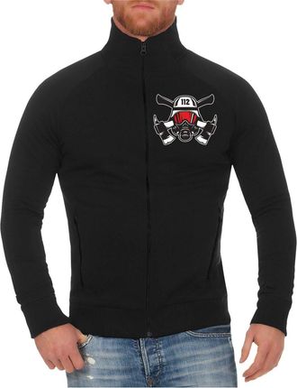 Spass Kostet Herren Feuerwehr Jacke ohne Kapuze M&auml;nner FFW Beruf Sweatjacke Gr&ouml;sse S - 4XL