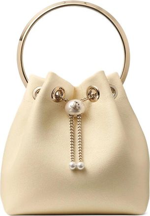 Jimmy Choo London Femme, Sacs, Beige, Taille: ONE Size Bucket Bag