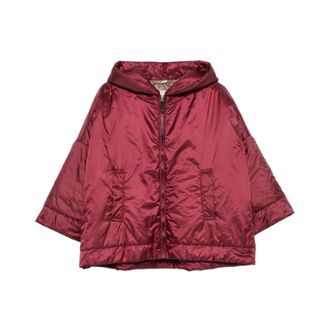Max Mara Giacca The Cube cappuccio - Femme - Vestes - Rouge - Taille: 36 FR