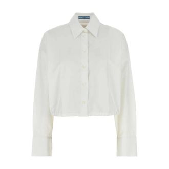 Prada Damen, Blusen & Hemden, Wei&szlig;, 2XSGr&ouml;&szlig;e