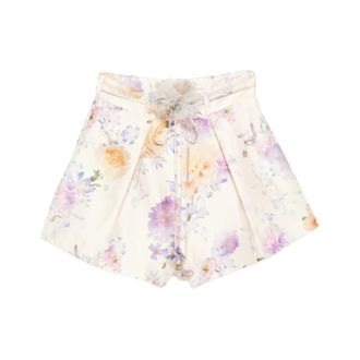 Zimmermann Femme, Shorts, Multicolore, Taille: 36 FR Luna Tuck Short