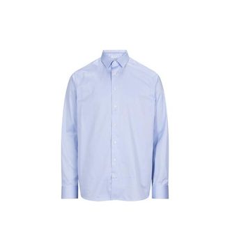 Eton Chemise droite &agrave; rayures en coton