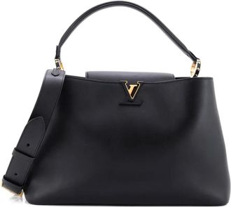 Louis Vuitton Capucines Souple Bag Leather GM satchel - Schwarz
