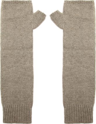 Kujten Mitaines Sotchi Cachemire Kaki Chiné