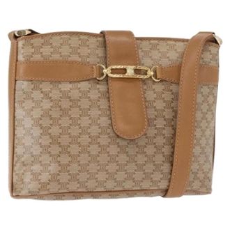 Celine Sac bandouli&egrave;re vintage en plastique doccasion - Femme - Pre-owned - Beige - Taille: ONE Size