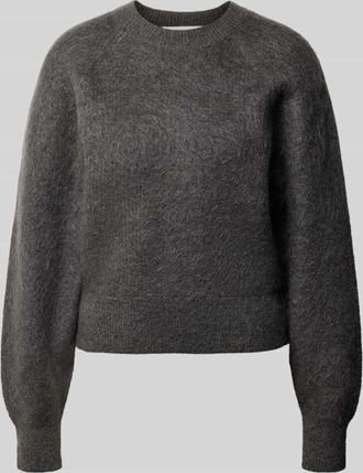 Selected Pullover aus Mohairwolle mit Cropped-Schnitt
